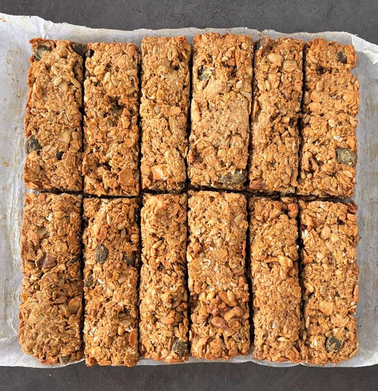 Savoury Oat And Seed Bars | Recipe | Cuisine Fiend