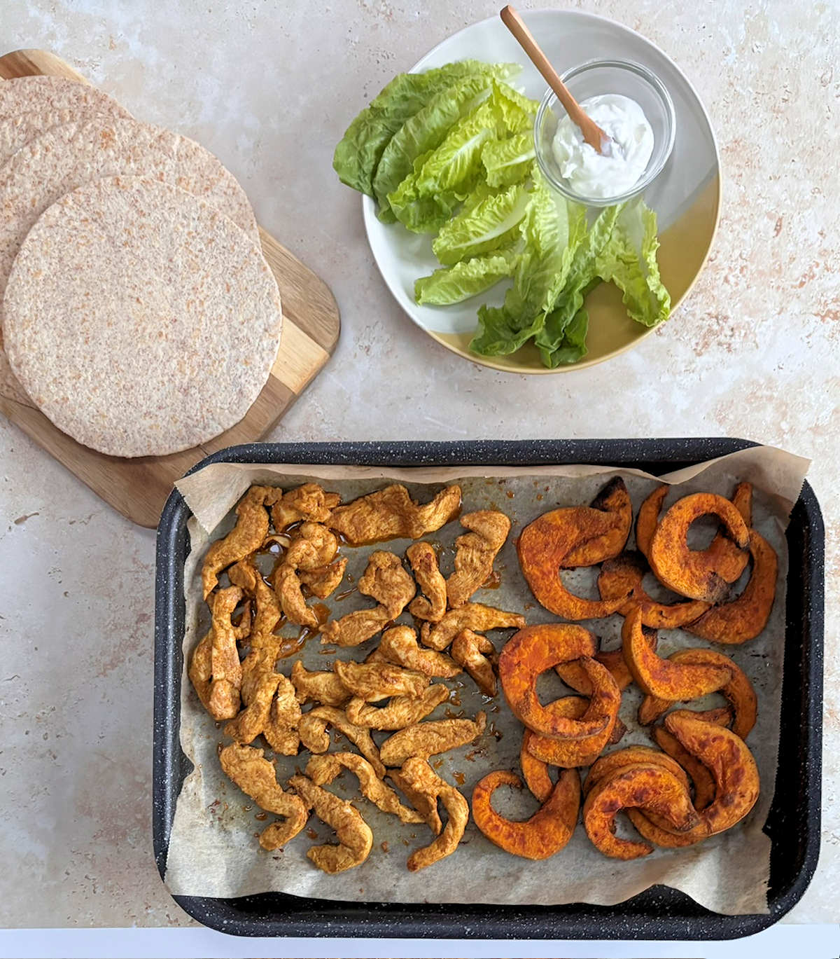 Crown Prince Squash And Chicken Traybake | Recipe | Cuisine Fiend