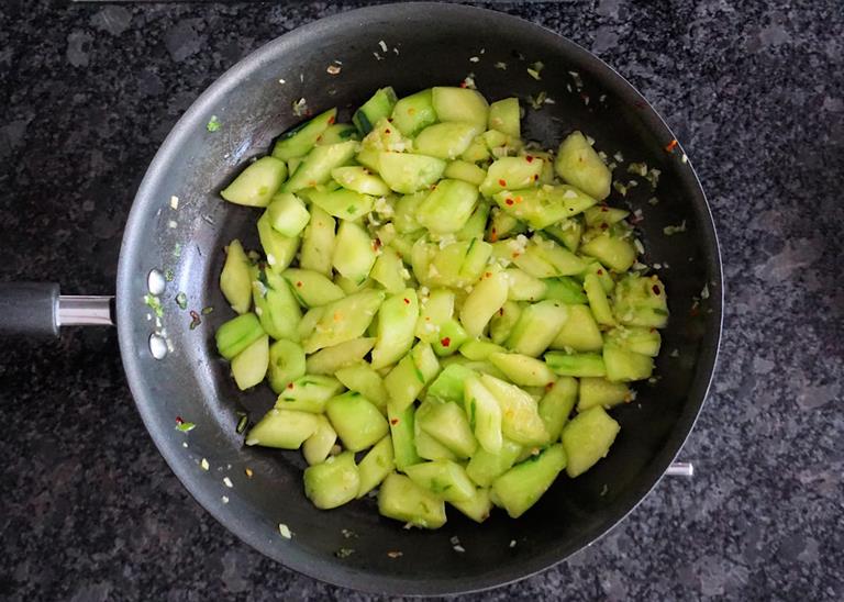 Stir Fried Cucumbers | Recipe | Cuisine Fiend